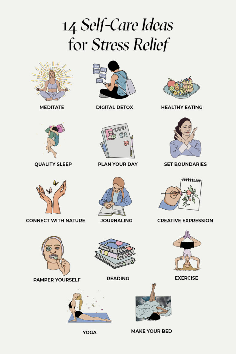 14 Simple Self-Care Tips for Stress Relief - mindsporetreats.com